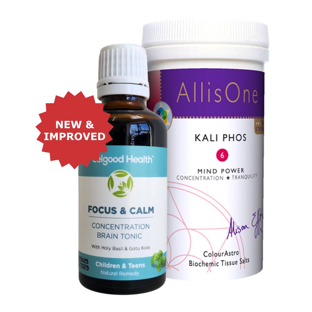 Concentration Combo: Focus & Calm + Kali Phos (SAVE 10%) — Feelgood Health
